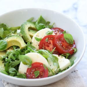 Avocado Caprese Salad - foodiecrush