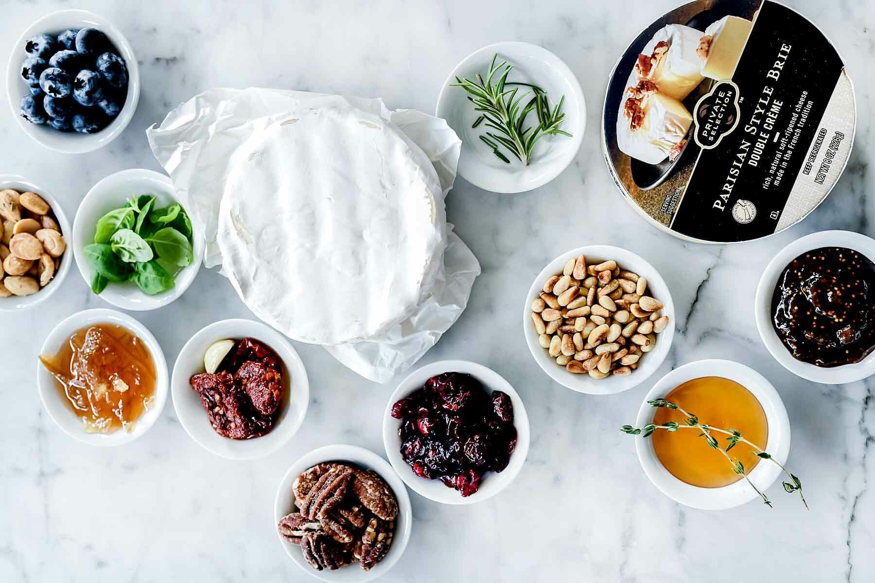 5-Ingredient Baked Brie with Fig Jam | foodiecrush