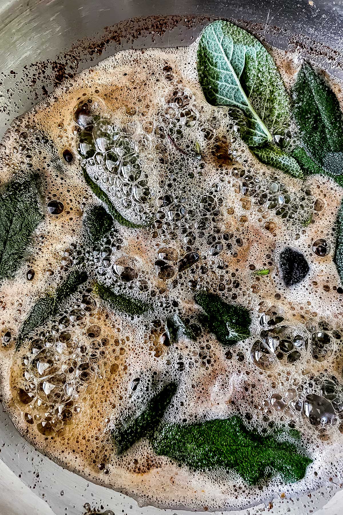 15-Minute Browned Butter Ravioli with Crispy Sage - foodiecrush