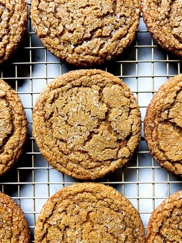 Chewy Ginger Cookies | foodiecrush.com