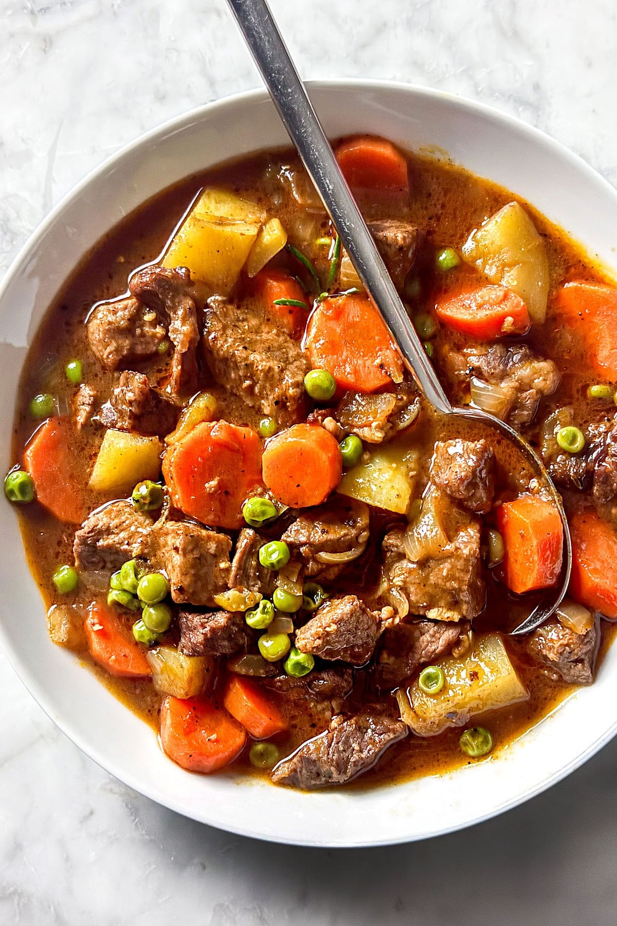 Traditional Beef Stew (Easy Stovetop Recipe) | foodiecrush.com